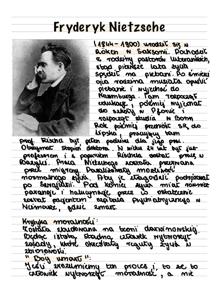 Fryderyk Nietzsche | PDF