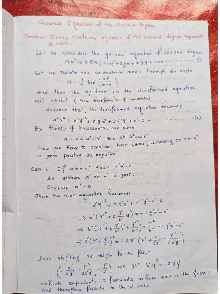 general second degree equation | PDF