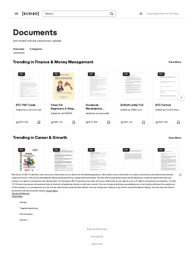 Documents - Explore & Upload For Free - Scribd5 | PDF | Http Cookie | Scribd