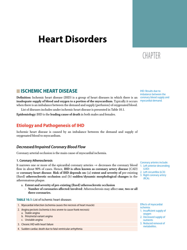 Heart Disorders | PDF | Coronary Circulation | Myocardial Infarction