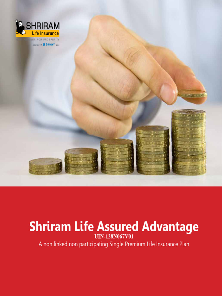 Shriram Life Assured Advantage Brochure | PDF | Insurance | Tax Deduction