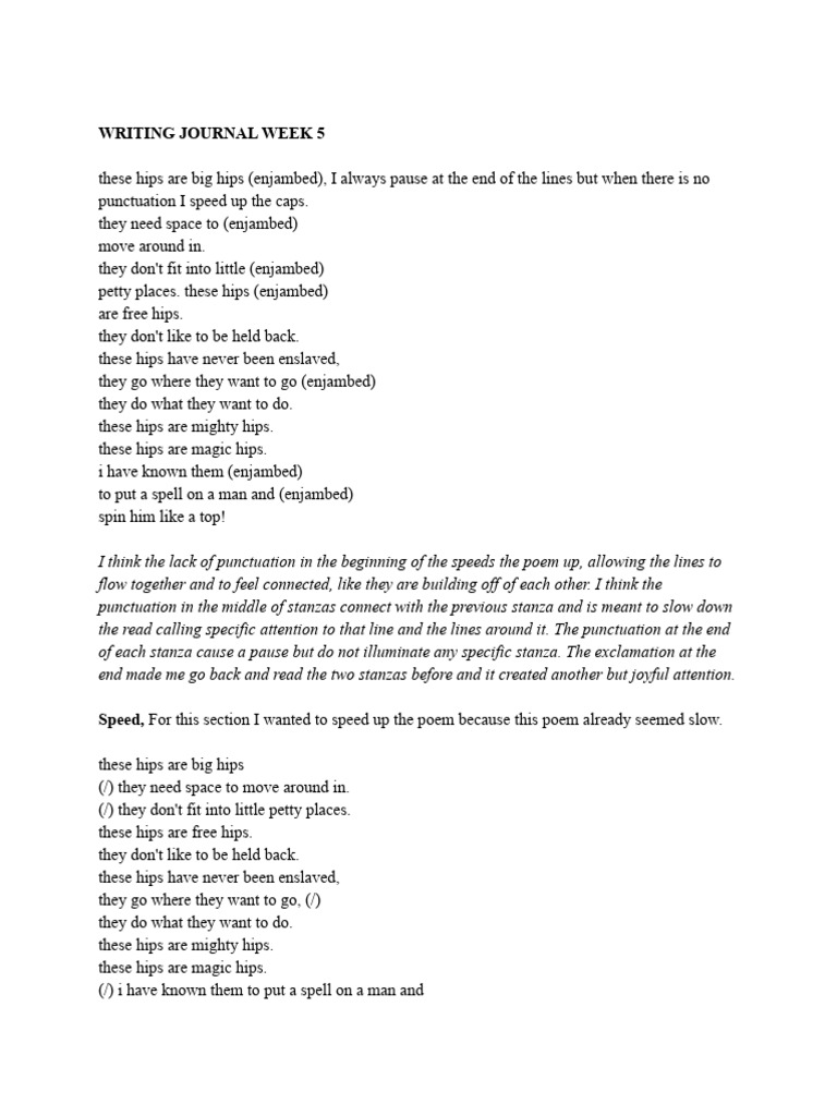 Missing Writing Journals | PDF | Punctuation | Poetry