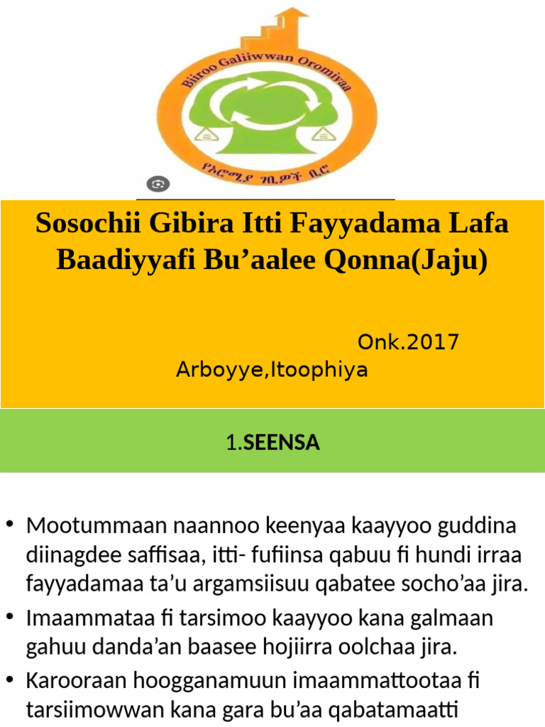Gibira Lafa Baadiyya | PDF