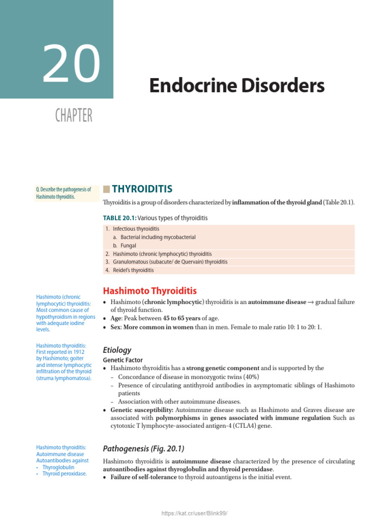 19. Endocrine Disorders | PDF | Hyperthyroidism | Thyroid