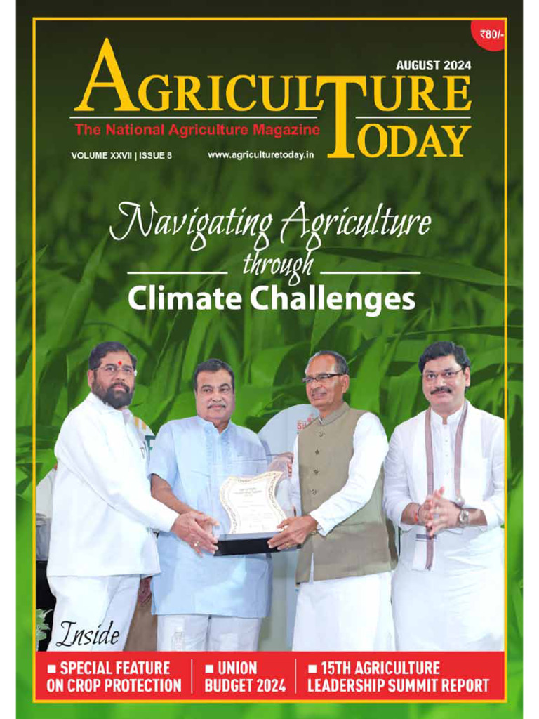 Agriculture Today: August 2024 Insights | PDF | Weed | Agriculture