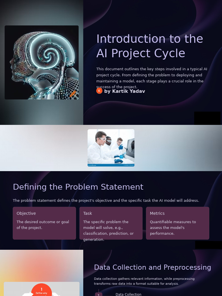 Introduction To The AI Project Cycle | PDF | Artificial Intelligence ...