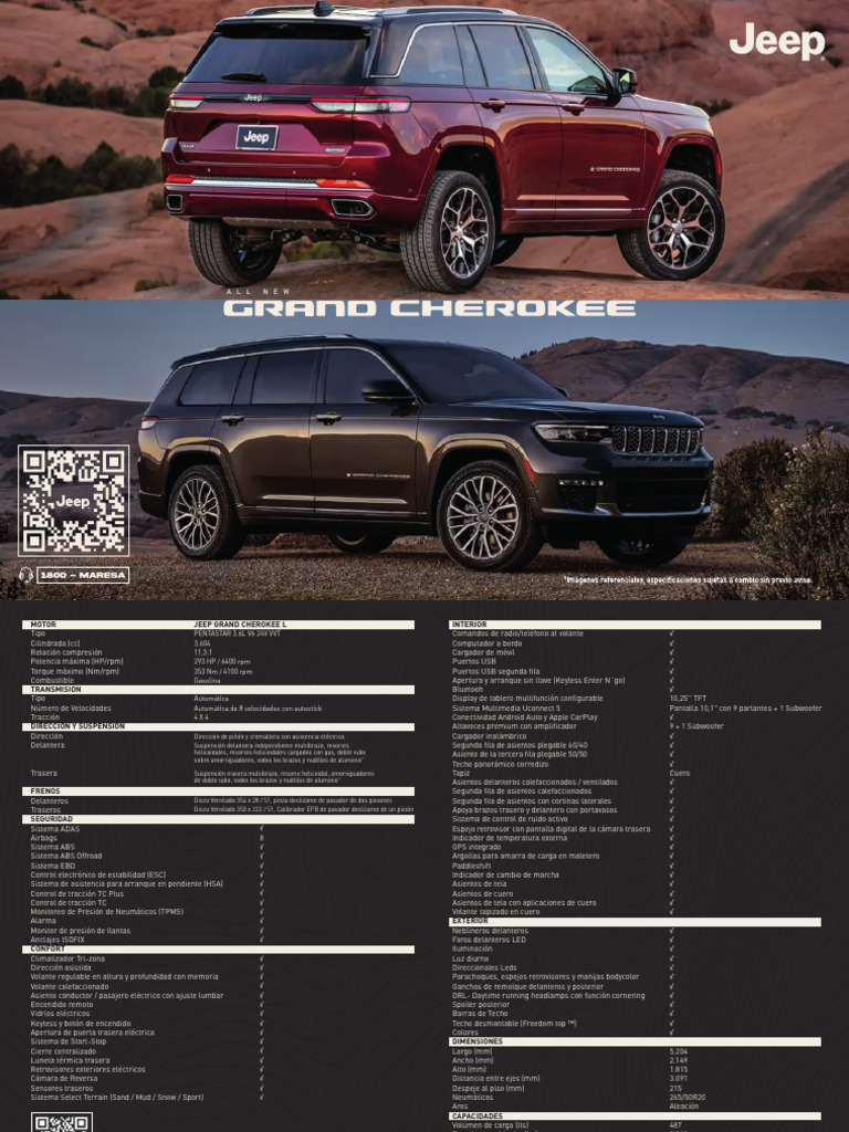 FT Jeep Grand Cherokee | PDF | Tecnología de vehículos | Carros deportivos