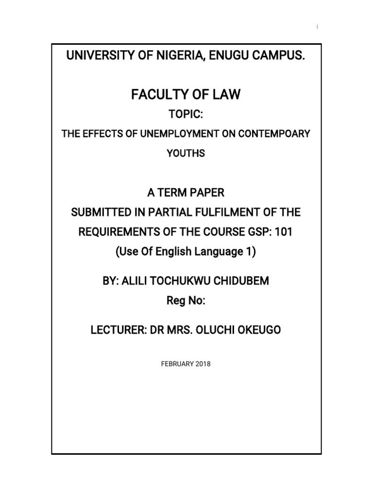 GSP 101 Sample | PDF