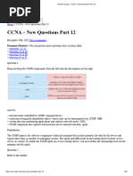 CCNA 9TUT - New Questions Part 12 | PDF | I Pv6 | Internet Protocols