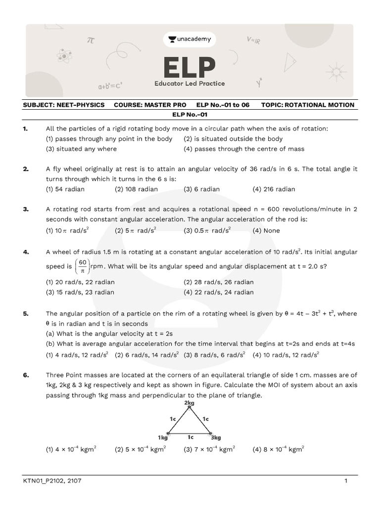 Rotation Elp | PDF