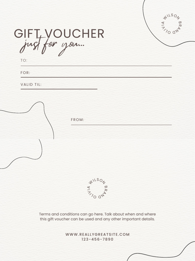 Gift Voucher Certificate Design | PDF