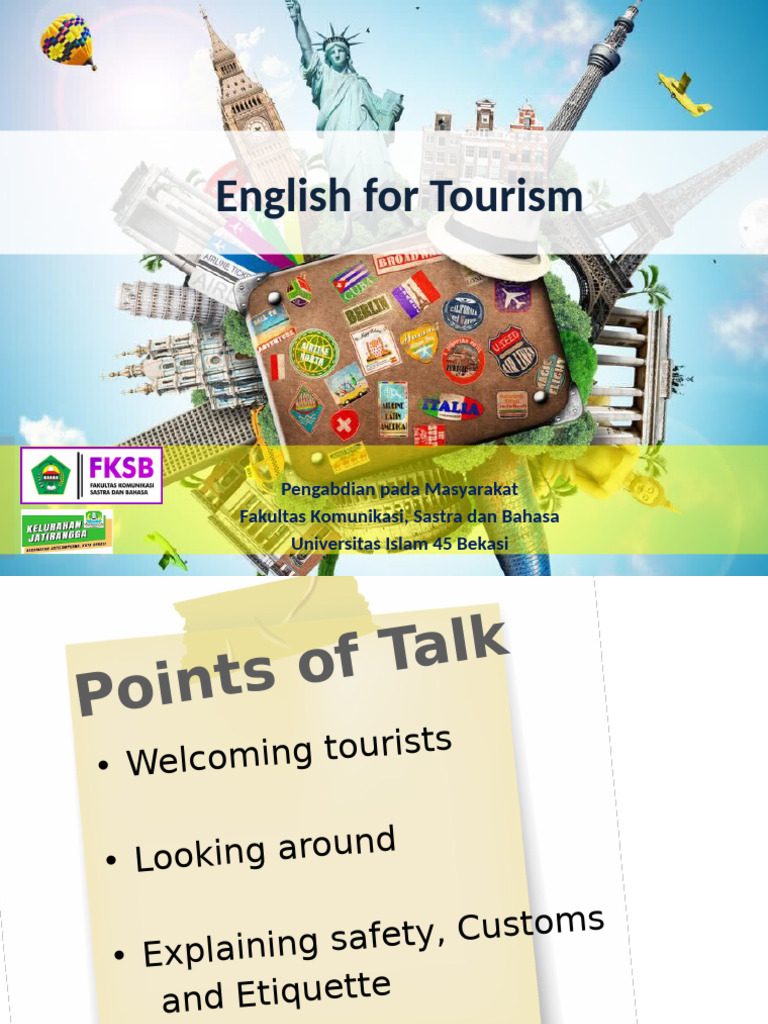 Essential English for Tourism Guide | PDF
