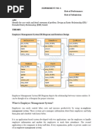 Employee Management System ER Diagram PDF | PDF | Databases | Database ...