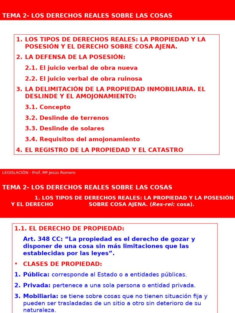 TEMA+2 | PDF | Posesión adversa | Propiedad
