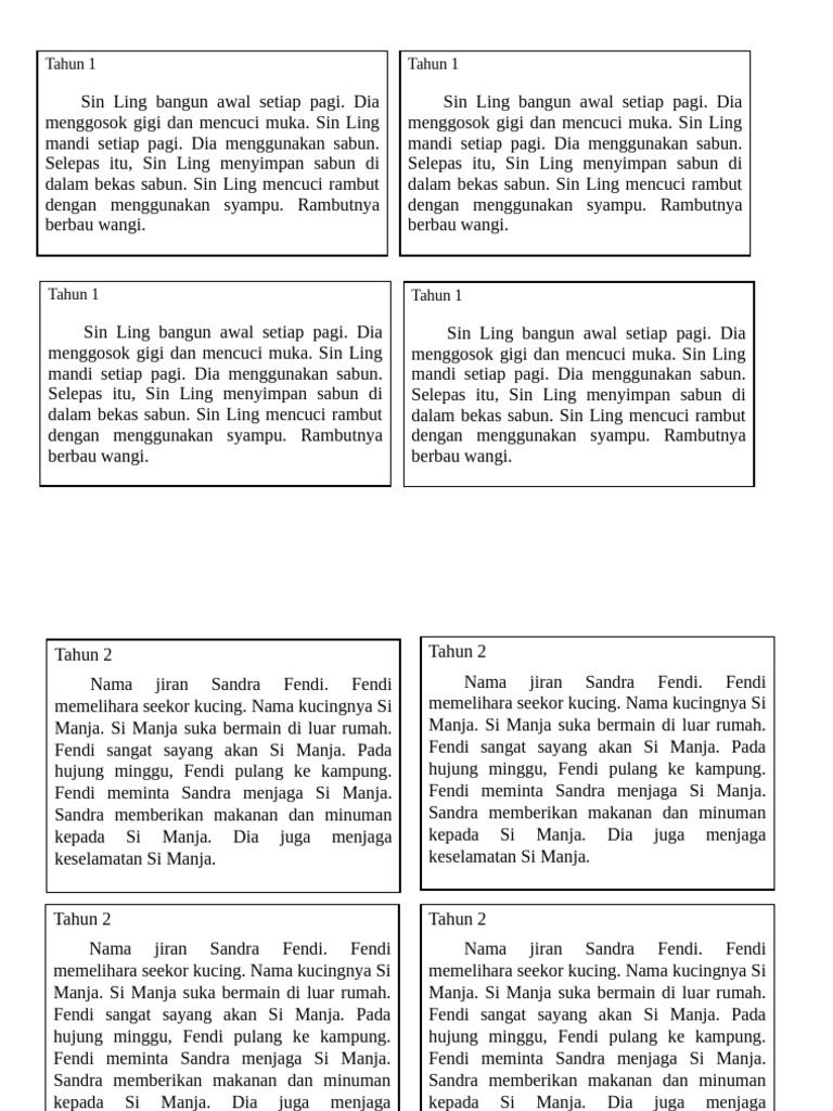 Contoh Tulisan | PDF