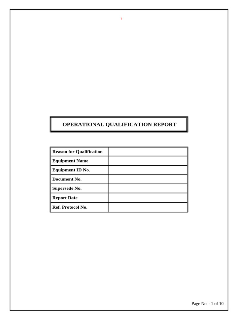 OQ Report Air Handling Unit AHU-G-01 | PDF | Duct (Flow) | Verification ...