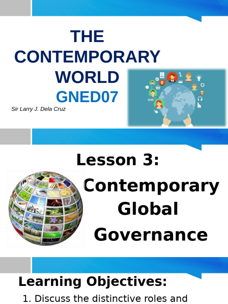 Global Governance and UN Roles Explained | PDF | United Nations ...