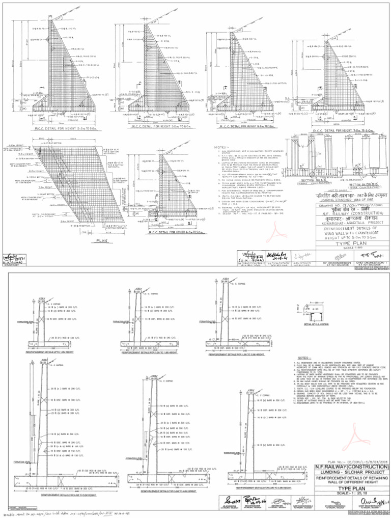 Wing wall with Counter fort | PDF