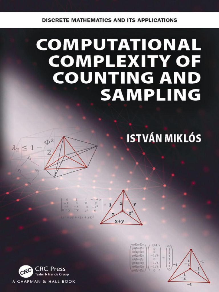 Comput Complexity Of Count And Sampl Pdf Time Complexity Computational Complexity Theory