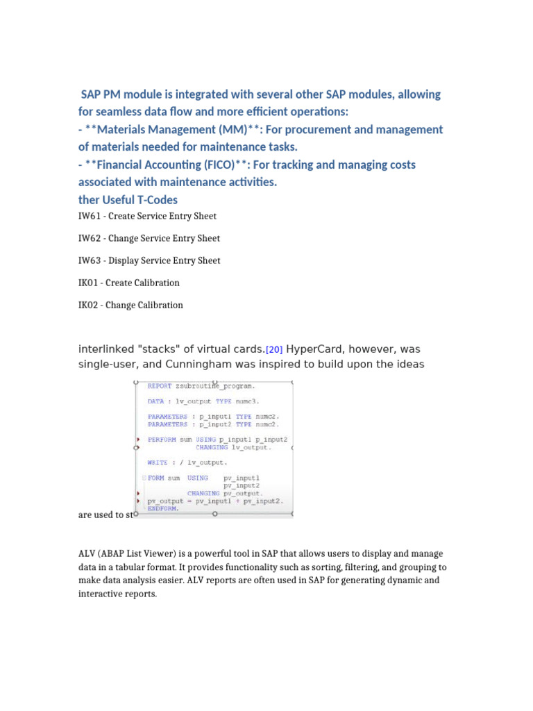 ABAP Dictionary Documentation | PDF