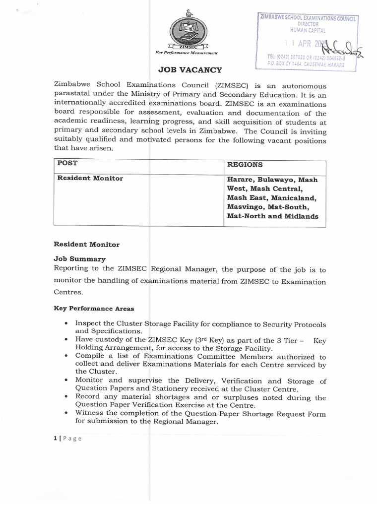 Resident Monitor Advert June 2025 | PDF