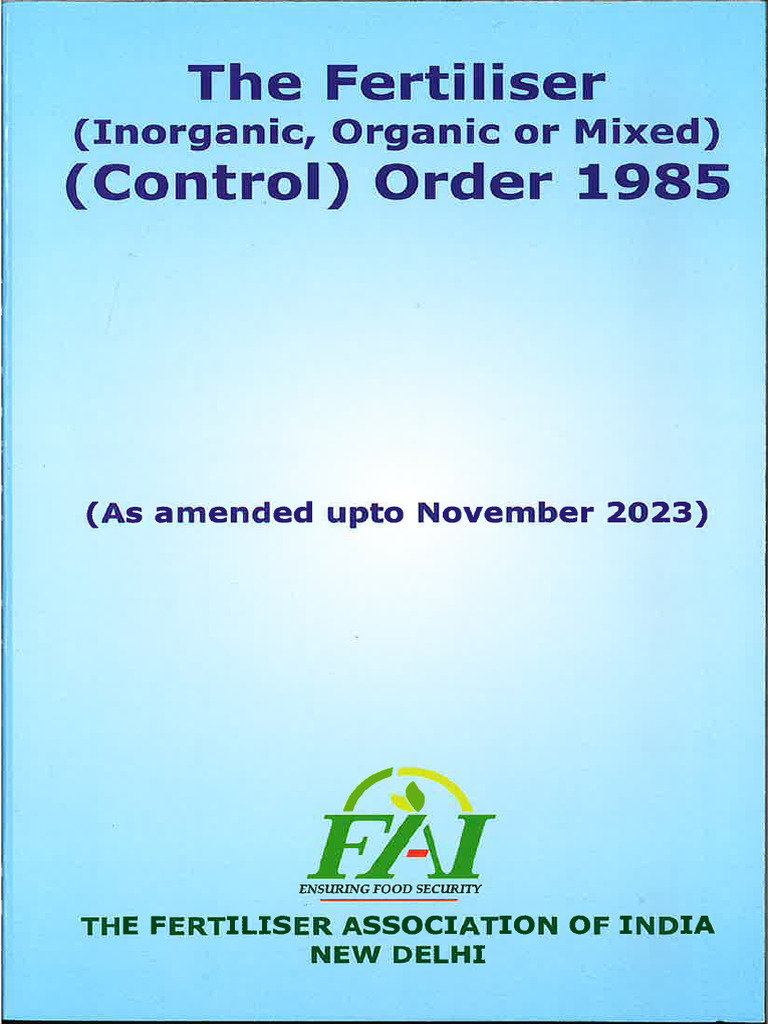 Fco Book Amended Up To November 2023 | PDF