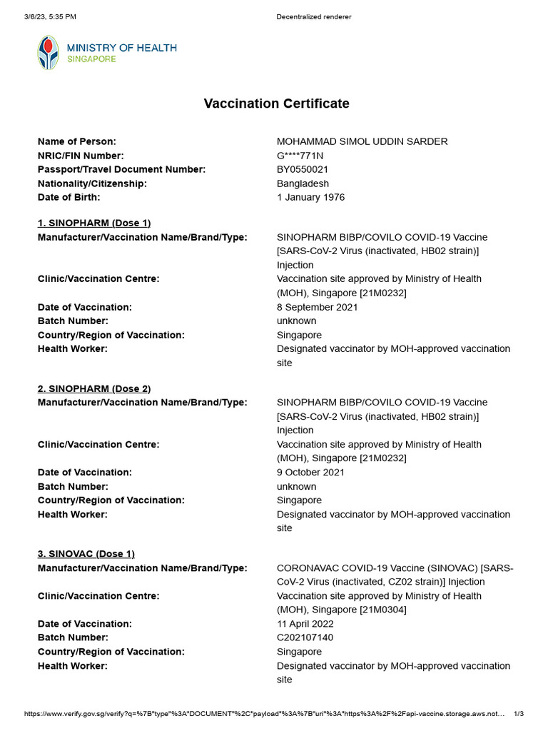 Simol Uddin Vaccination Paper | PDF | Vaccination | Public Health