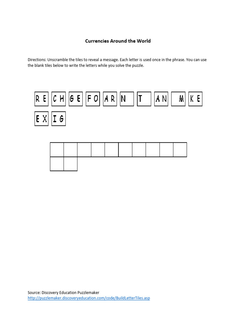 5.1.2 Letter Tiles Puzzle | PDF