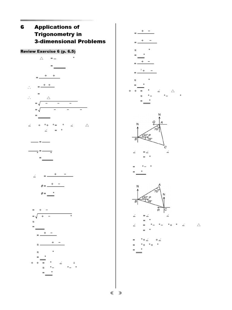 Trigonometry in 3D Applications | PDF | Trigonometry | Complex Analysis