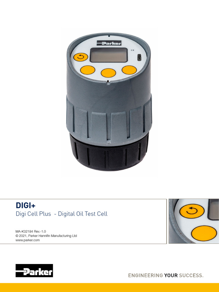 MA K32184 DIGI Cell Plus Manual Parker | PDF | Personal Computers