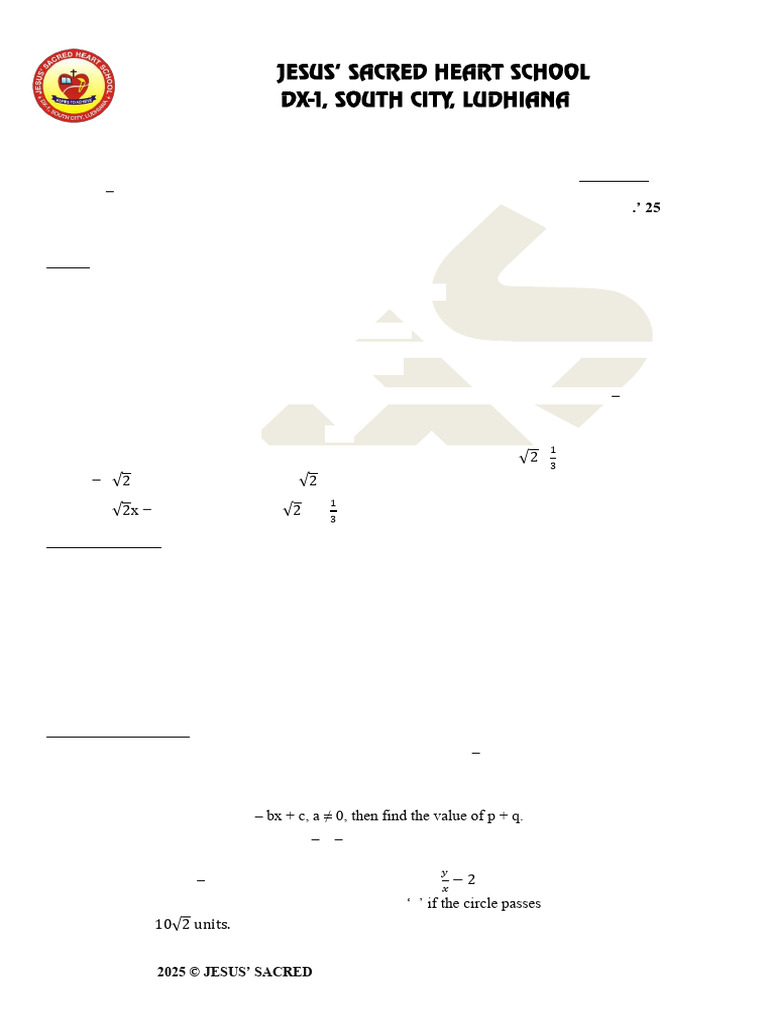 G10 01 MATH CBA CH 2, 3, 7 APR 25 | PDF | Elementary Mathematics | Algebra