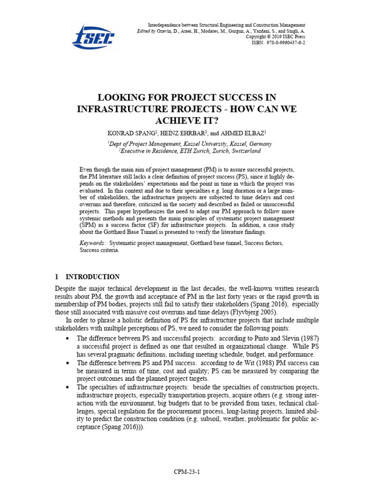 INTEGRATED_URBAN_INFRASTRUCTURE_AND_SERV | PDF | Project Management | Goal