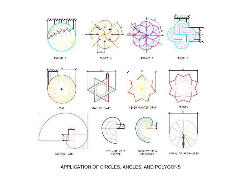 Applications of Circles, Angles, and Polygon | PDF