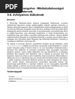 Digitális Kultúra 4 Tanmenet | PDF