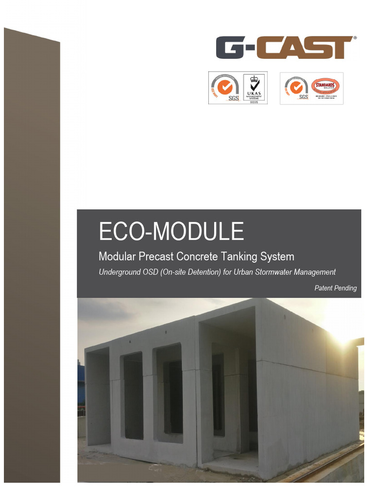 G CAST Catalogue Eco Module | PDF | Precast Concrete | Building Materials