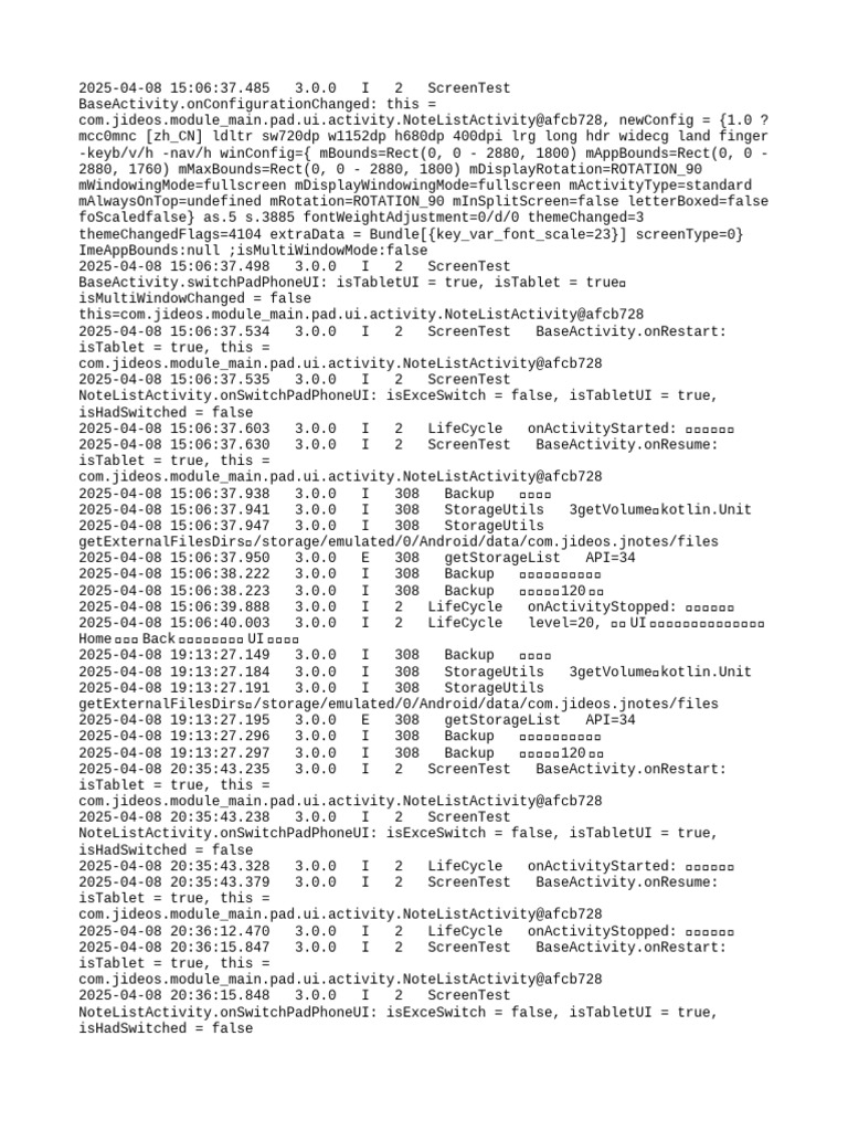 2025-04-08 957700117 Log | PDF | Backup | Computer Architecture