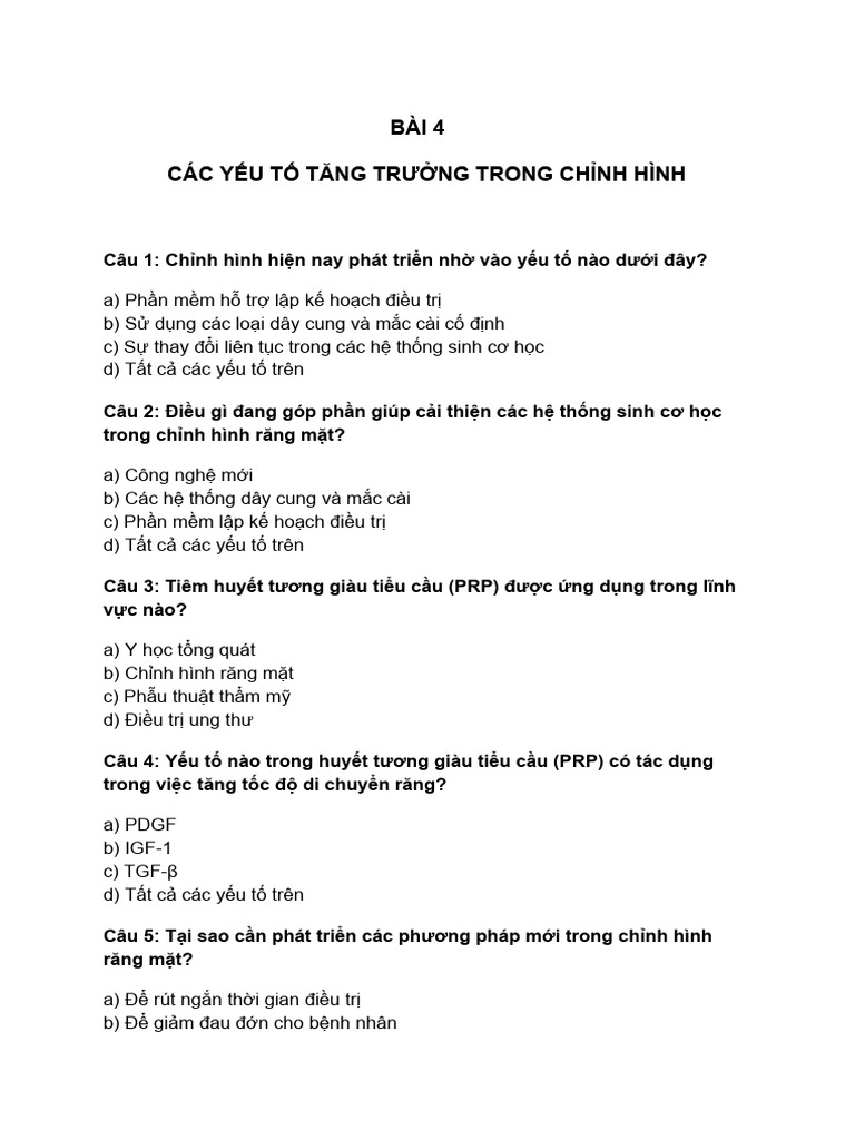 PTSM Bài 4(Không đáp án) | PDF