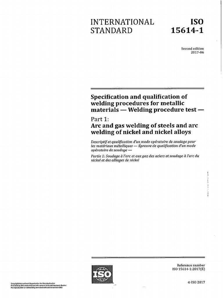 ISO 15614-1ed.2017 | PDF