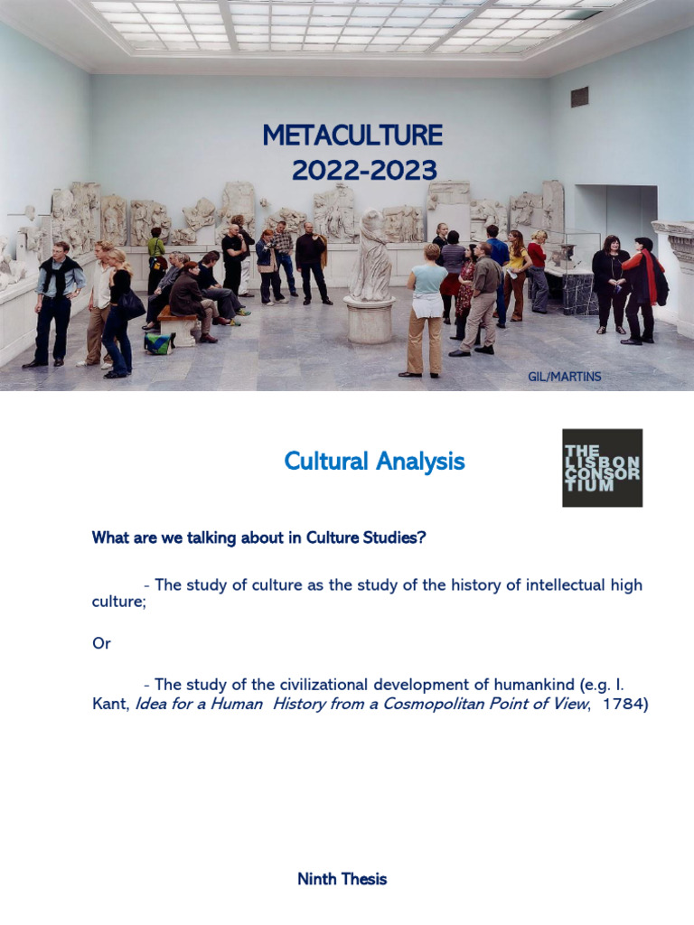 Cultural Analysis: High and Low Culture | PDF | Liberal Arts Education