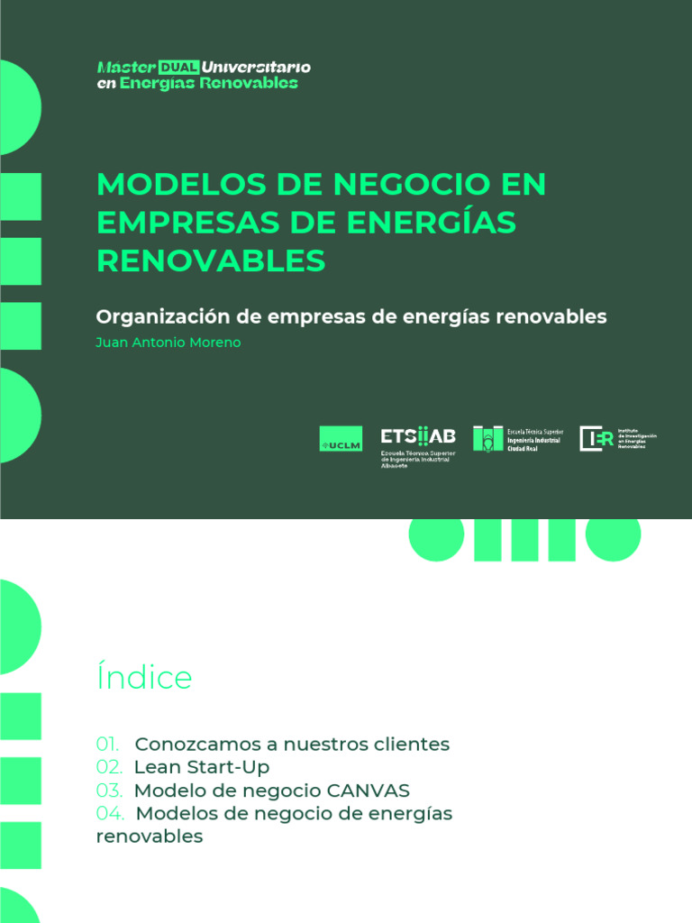 Modelos de Negocio en Energías Renovables | PDF