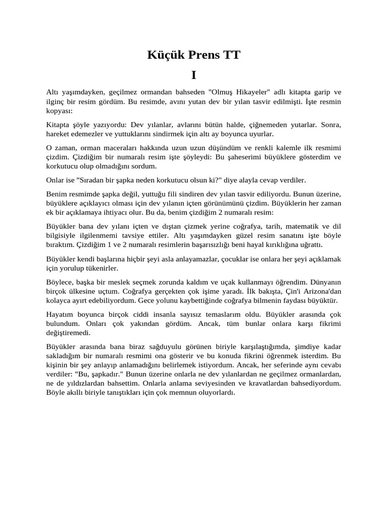 Balaca Şahzade TT | PDF