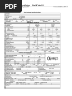 Tema Sheet | PDF | Heat Exchanger | Pipe (Fluid Conveyance)