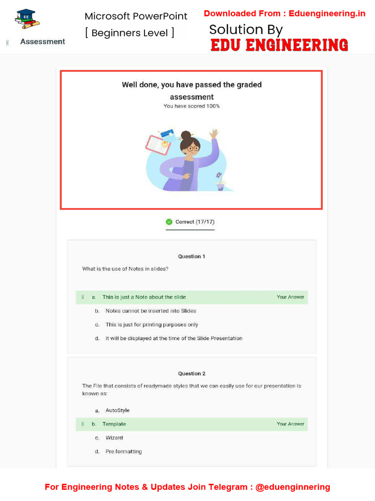 PowerPoint Beginners Naanmudhalvan EduEngg | PDF