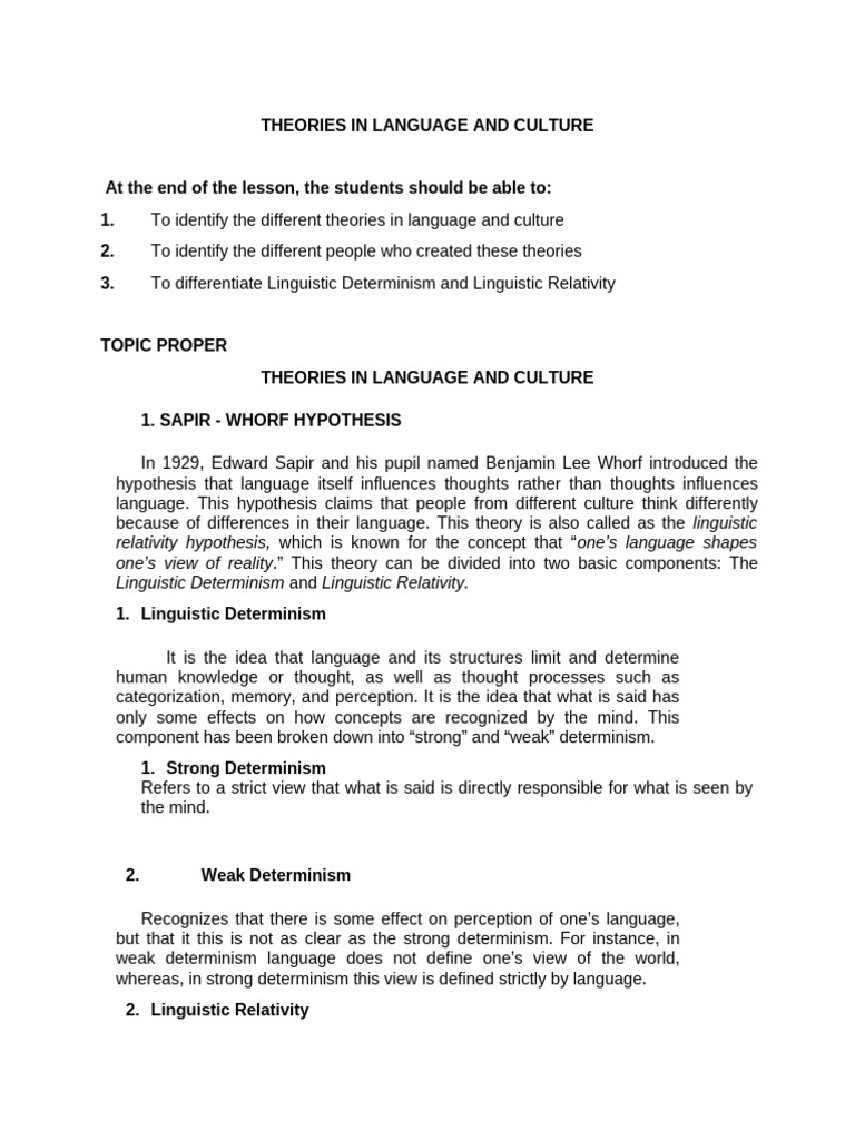 Wr-Theories in Language and Culture-Emman | PDF | Ethnopoetics | Liberal Arts Education