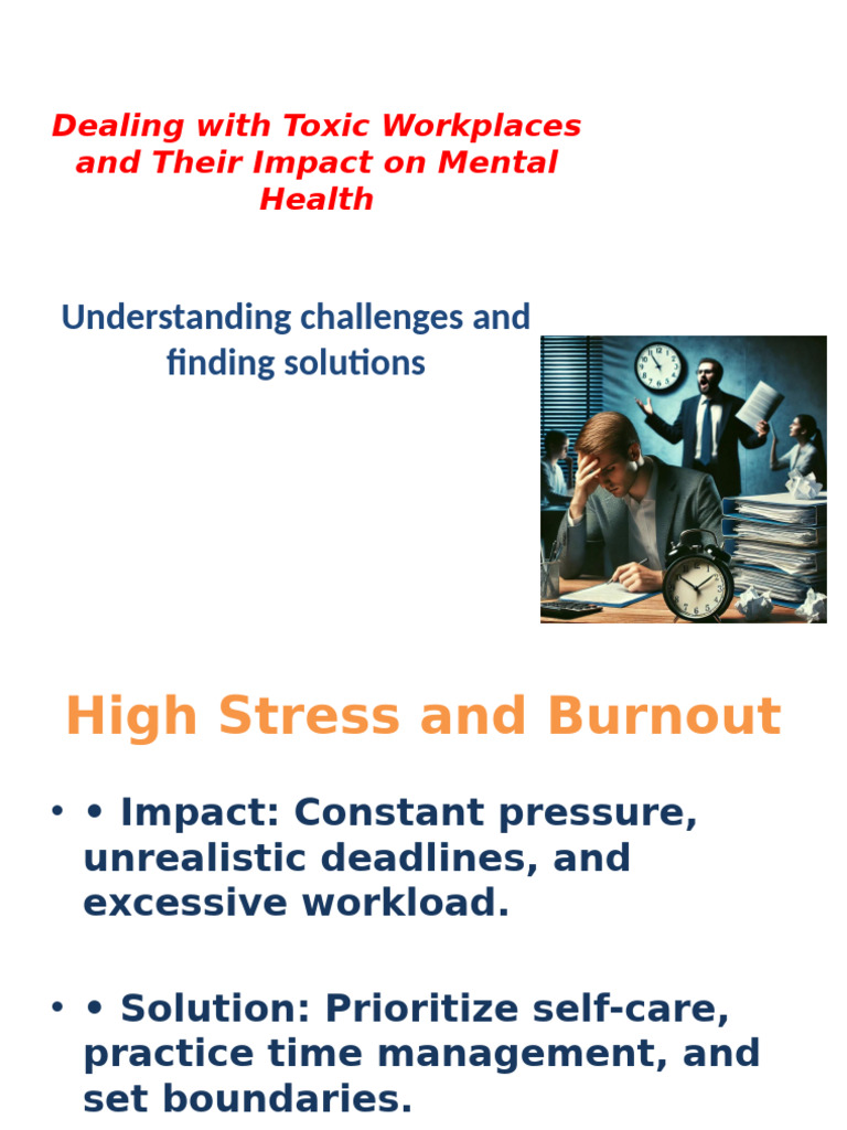 Navigating Toxic Workplaces: Solutions | PDF