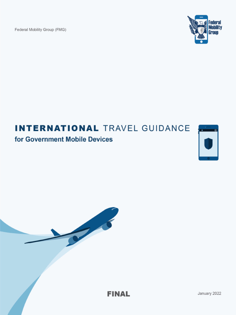 FMG International Travel Guidance - Final | PDF | Security | Computer Security