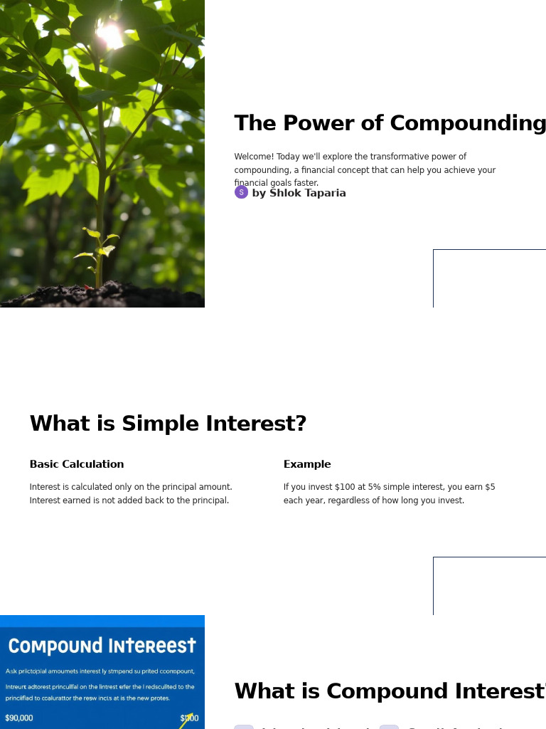 The-Power-of-Compounding[1] sh | PDF | Interest | Compound Interest