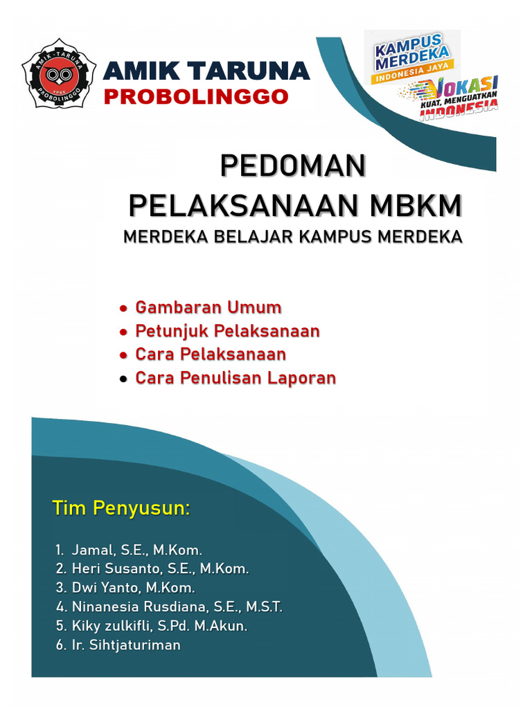 Pedoman Laporan MBKM ATP 2024 | PDF