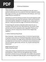 EMCEE Christmas Party Script | PDF | Christmas | Religious Festival Or ...