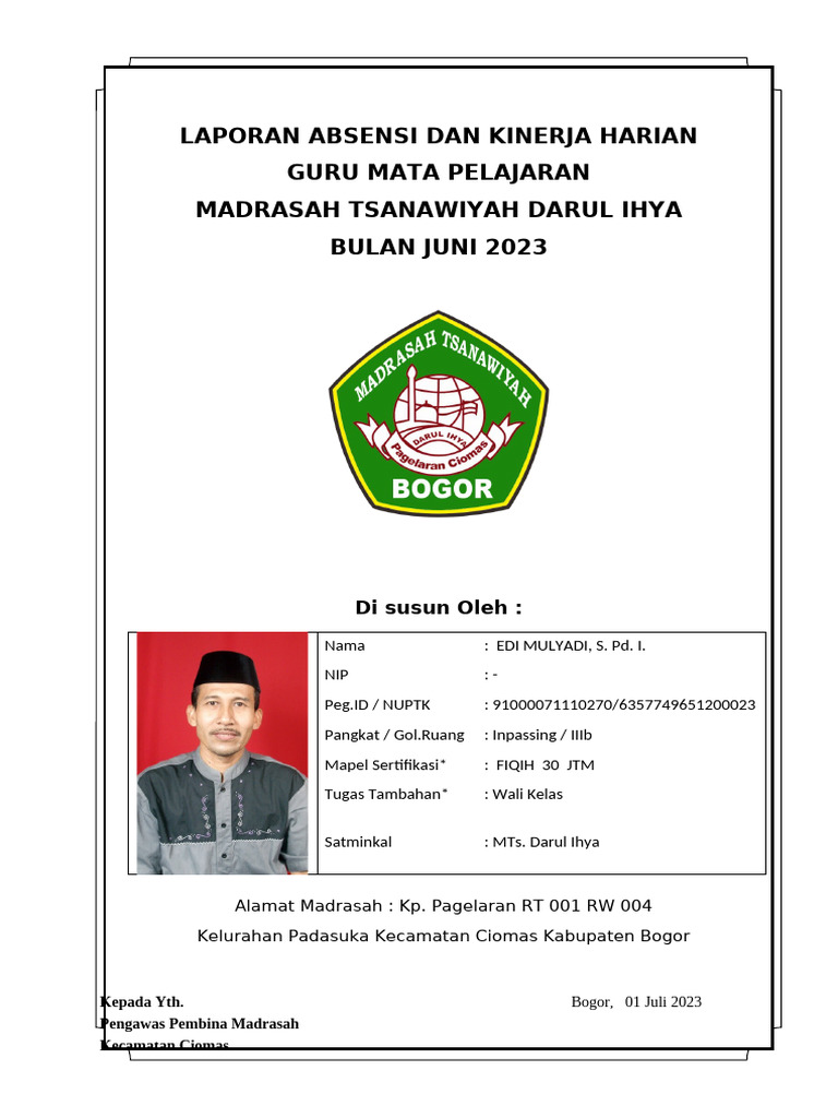 LKH EDI MULYADI JUNI 2023 | PDF